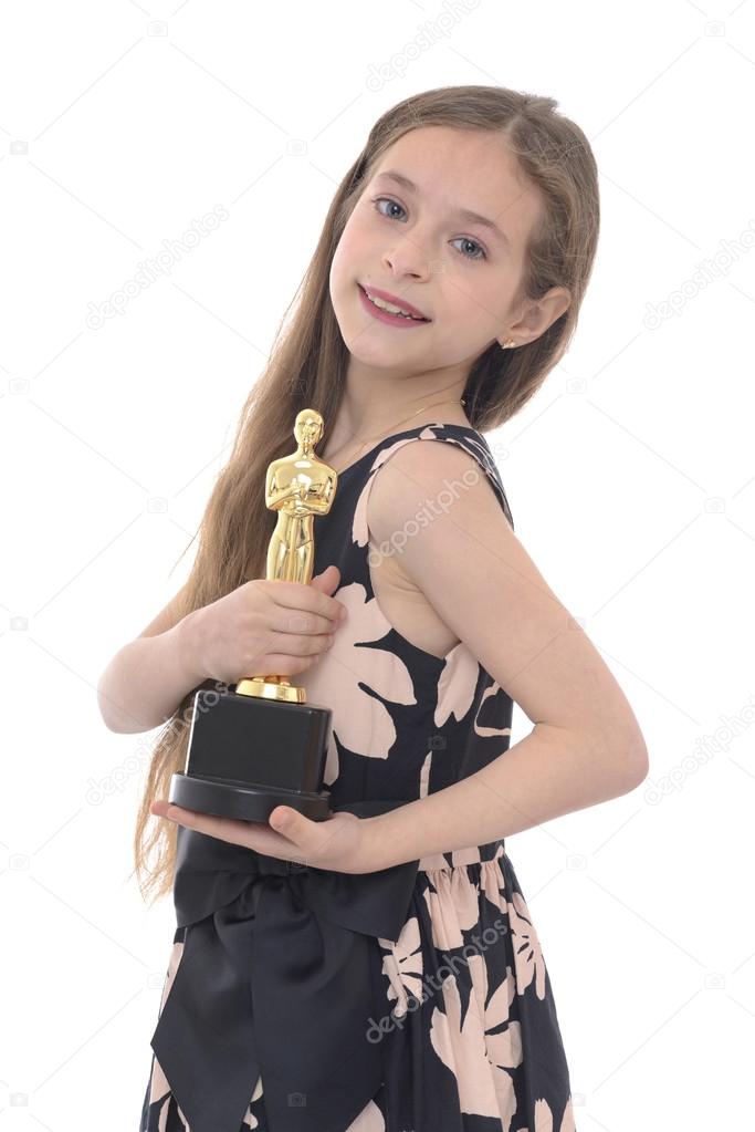 Winner Girl With Her Trophy – Stock Editorial Photo © MidoSemsem #91841260