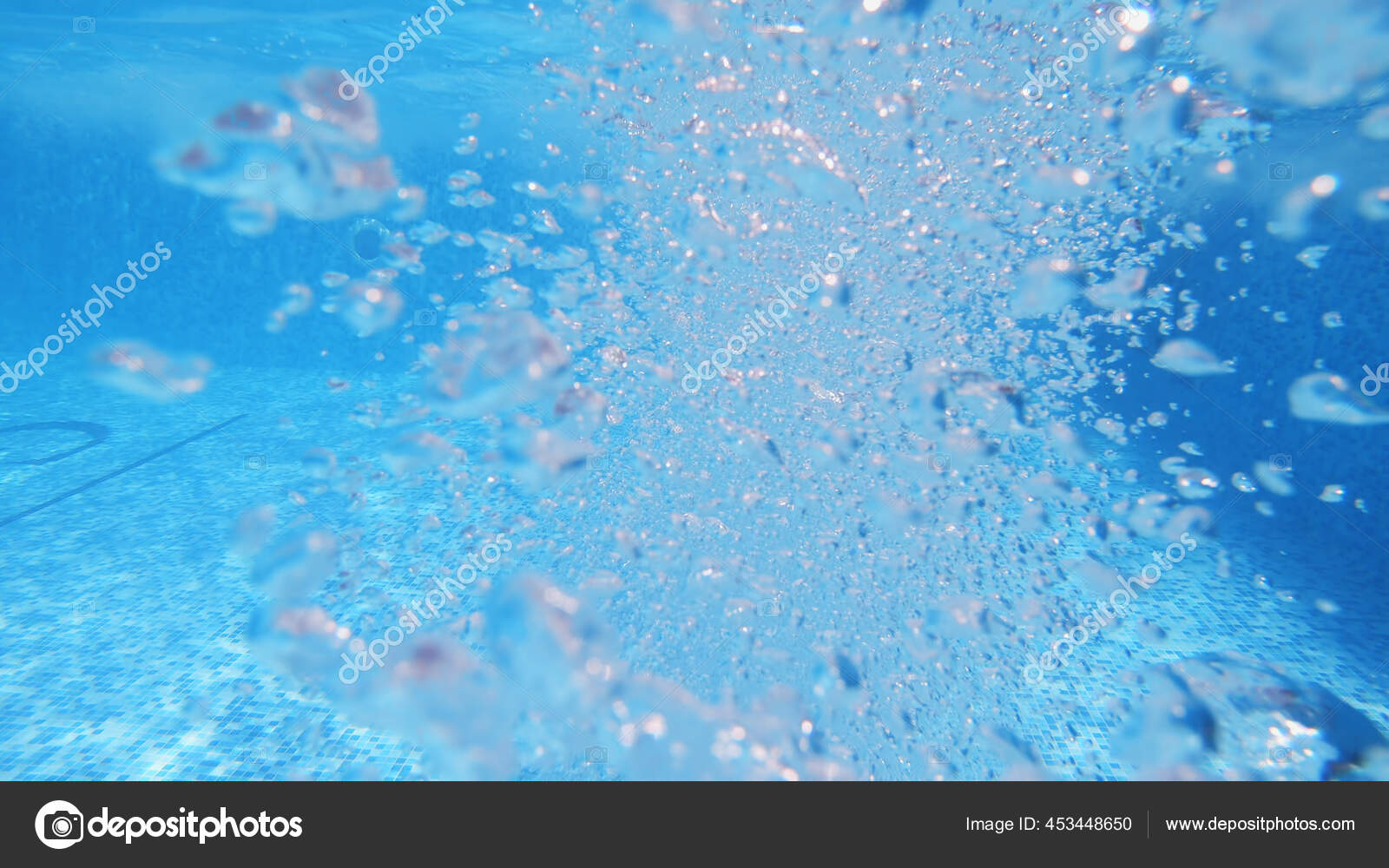 Underwater Pool Bubbles
