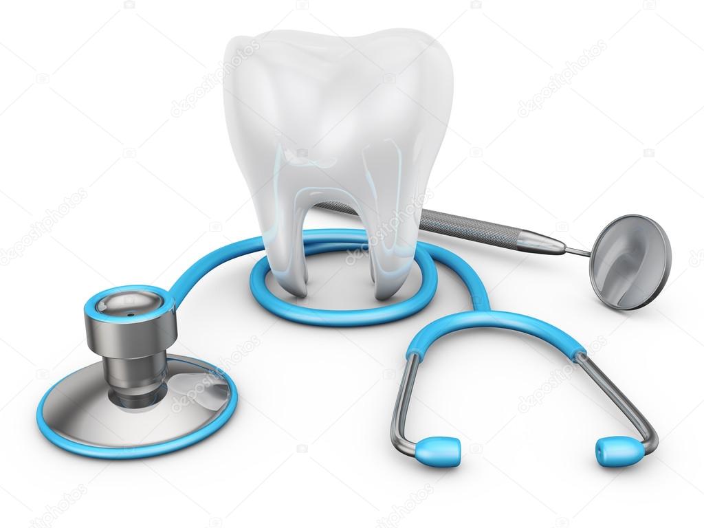 Stethoscope and tooth Stock Photo by ©rommma 107761634