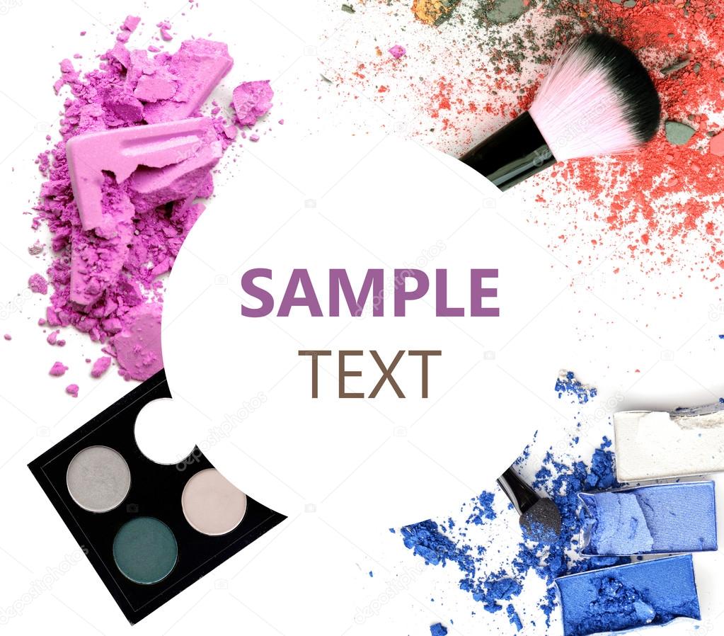 Various cosmetics isolated over white — Stock Photo © mimiandnanaa ...