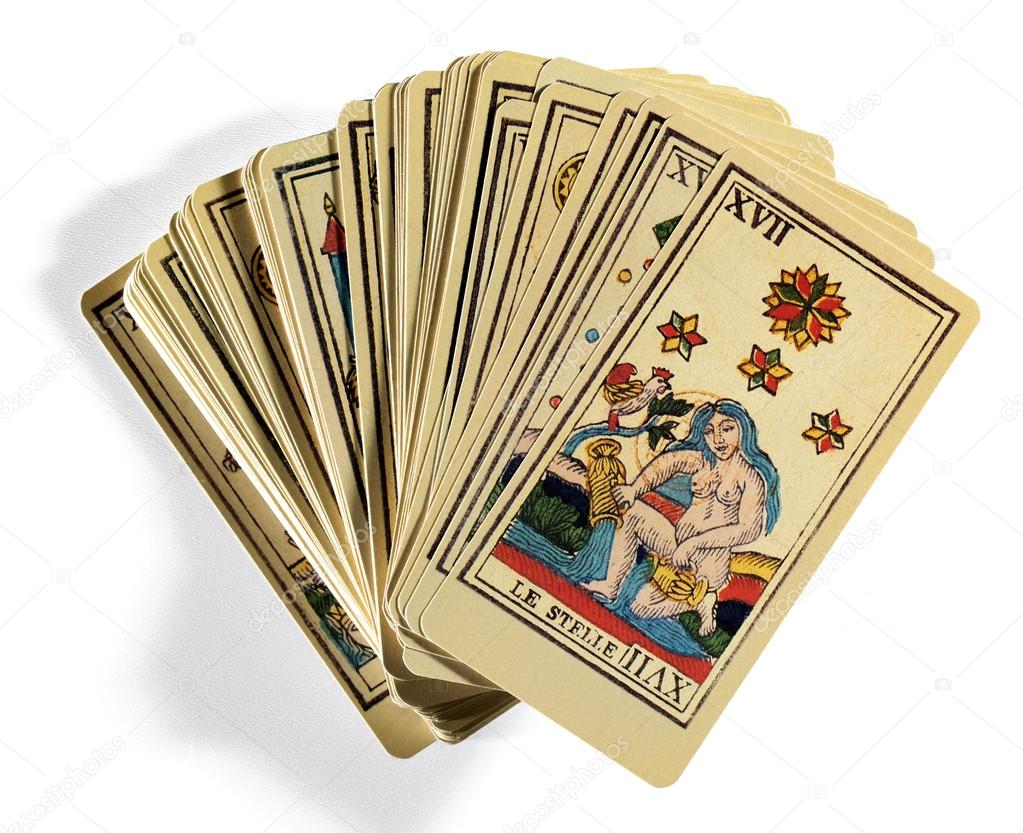 Fanned Out Italian Tarot Cards — Stock Photo © PHOTOLOGY1971 #53436335