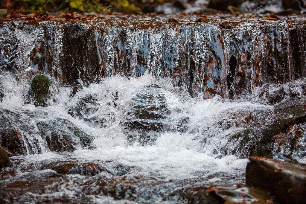 Rocky Waterfall.Beautiful nature background. ⬇ Stock Photo, Image by ...