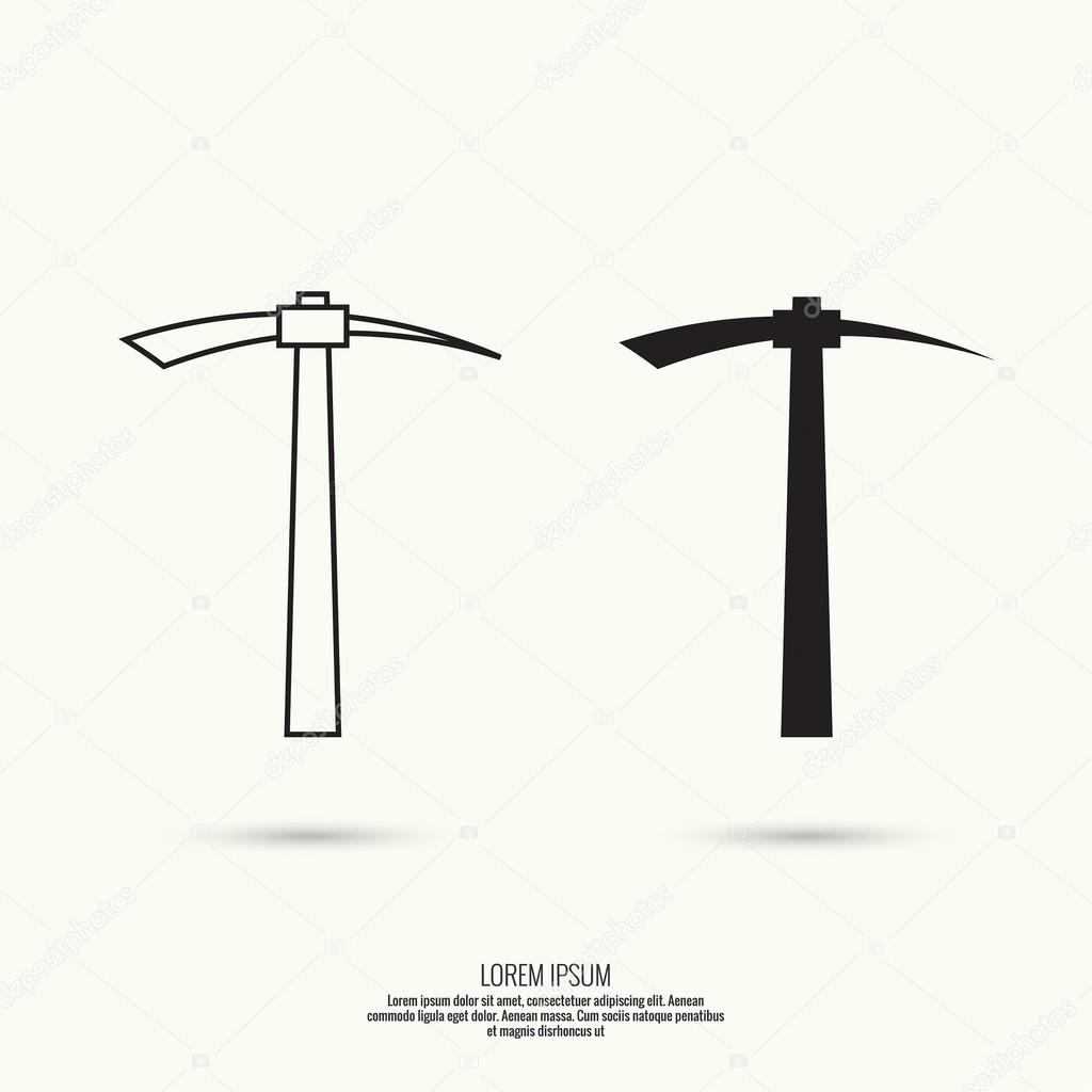 The pick icon Stock Vector Image by ©sumkinn #103811642