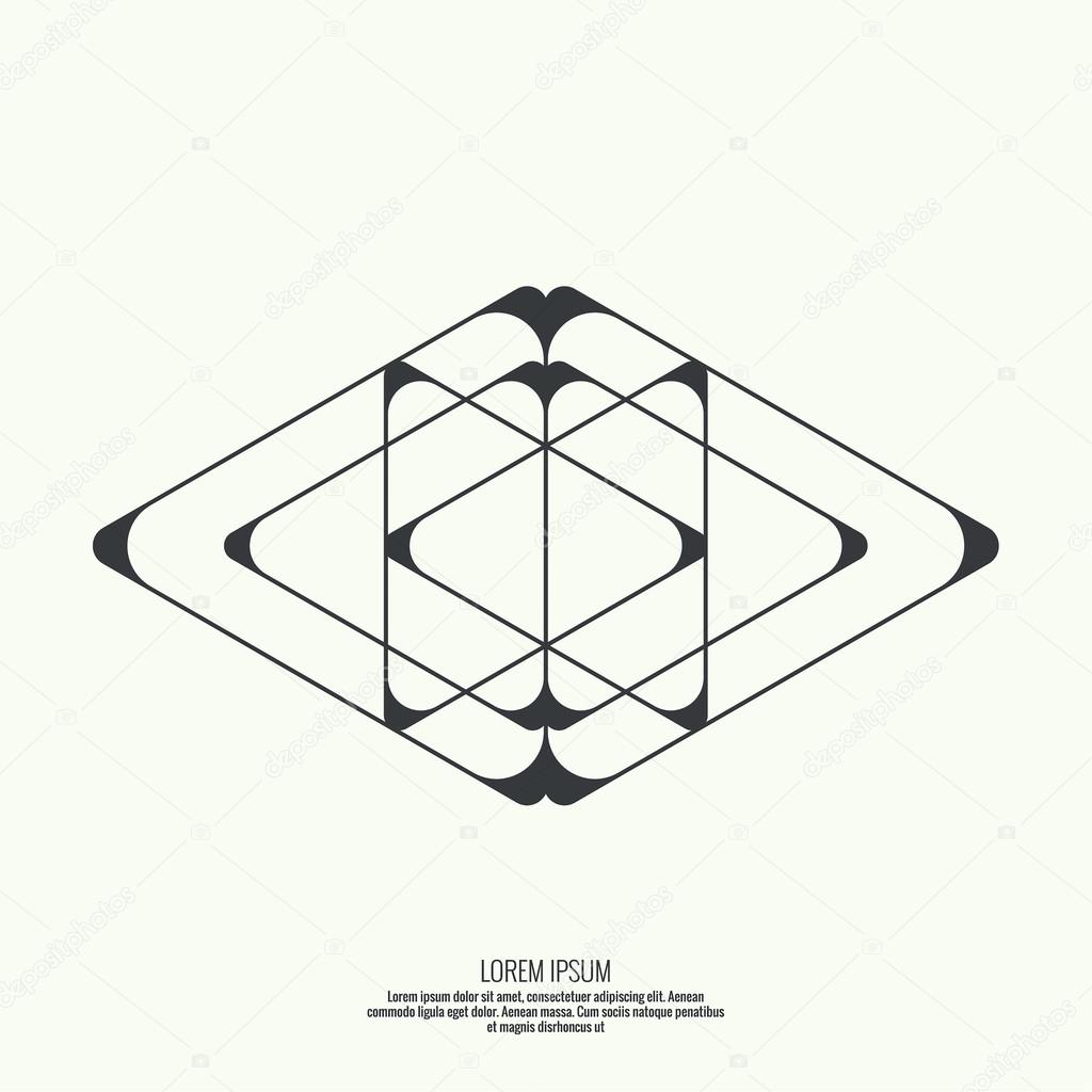 Abstract background with geometric shapes Stock Vector by ©sumkinn ...