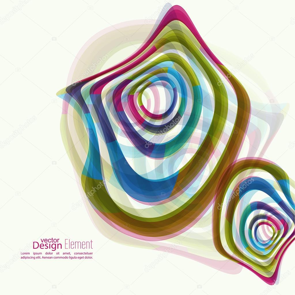 Deformed geometry torsion texture. Stock Vector by ©sumkinn #116333534