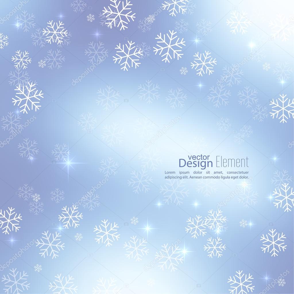 Winter abstract background Stock Vector by ©sumkinn 121594716