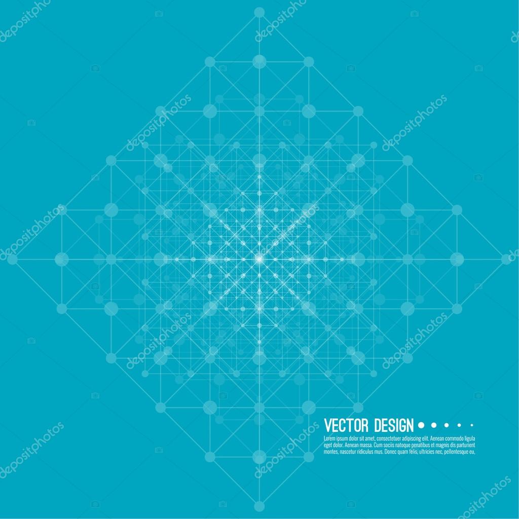Virtual abstract background Stock Vector Image by ©sumkinn #122873488
