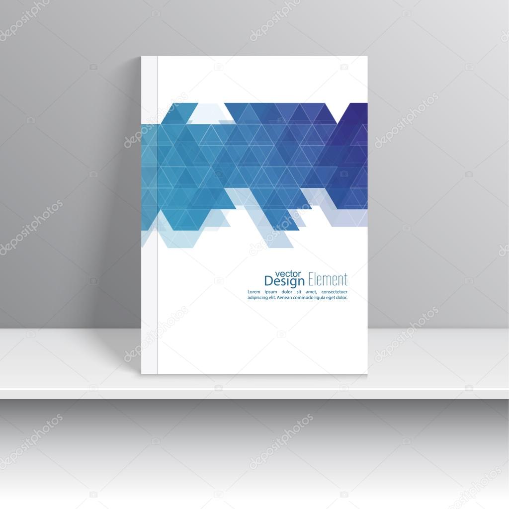 Magazine Cover with pattern, hipster triangle. Stock Vector by ©sumkinn ...