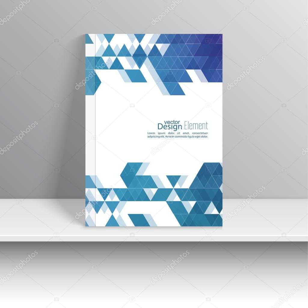 Magazine Cover with pattern, hipster triangle. Stock Vector by ©sumkinn ...