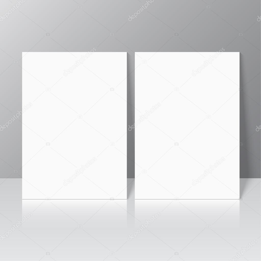 Blank empty magazine template Stock Vector Image by ©sumkinn #60740629