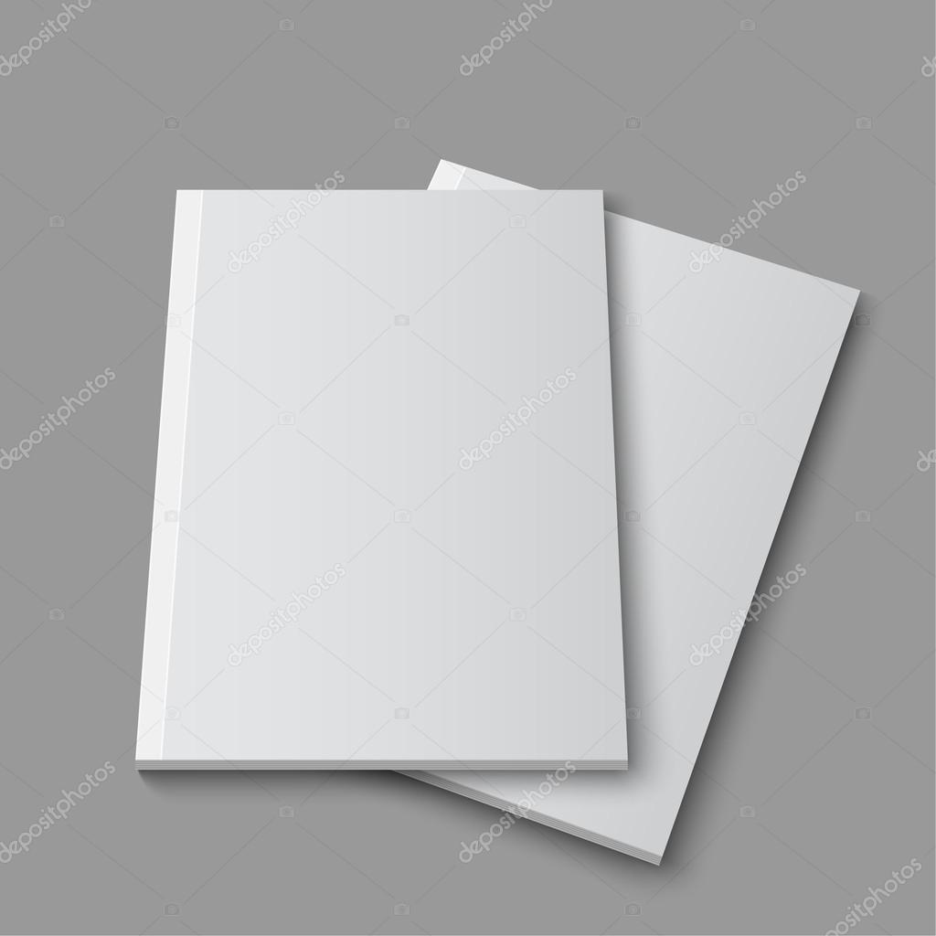 Blank empty magazine template Stock Vector by ©sumkinn 60972823