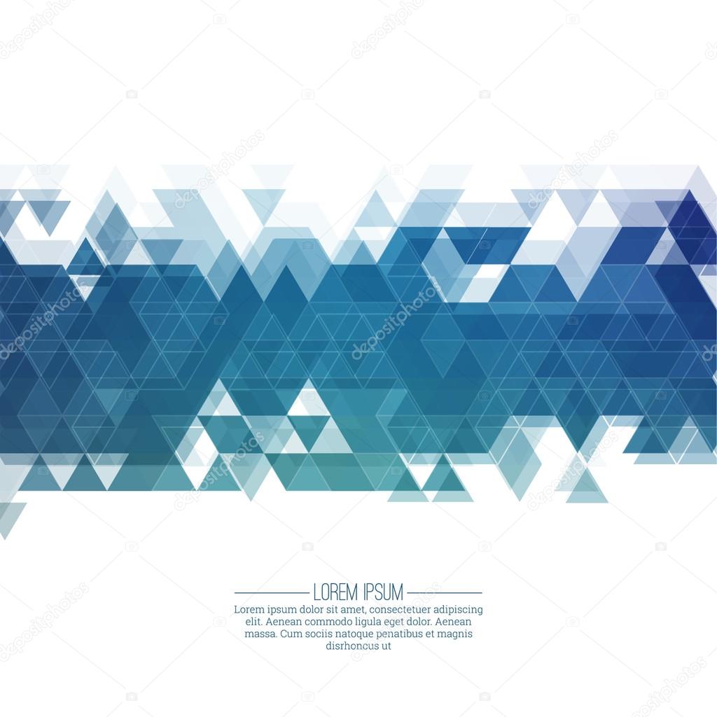 Creative abstract triangle pattern. Stock Vector Image by ©sumkinn ...