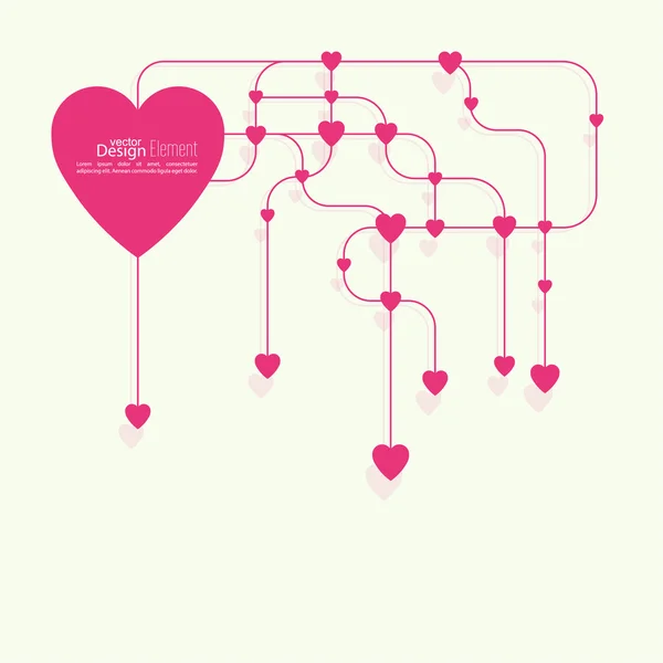 Heart with links. - Stock Image - Everypixel