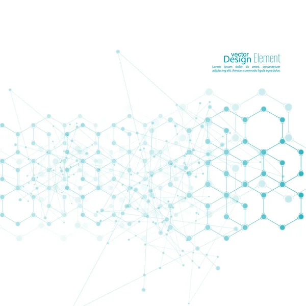 Virtual abstract background with particle - Stock Image - Everypixel