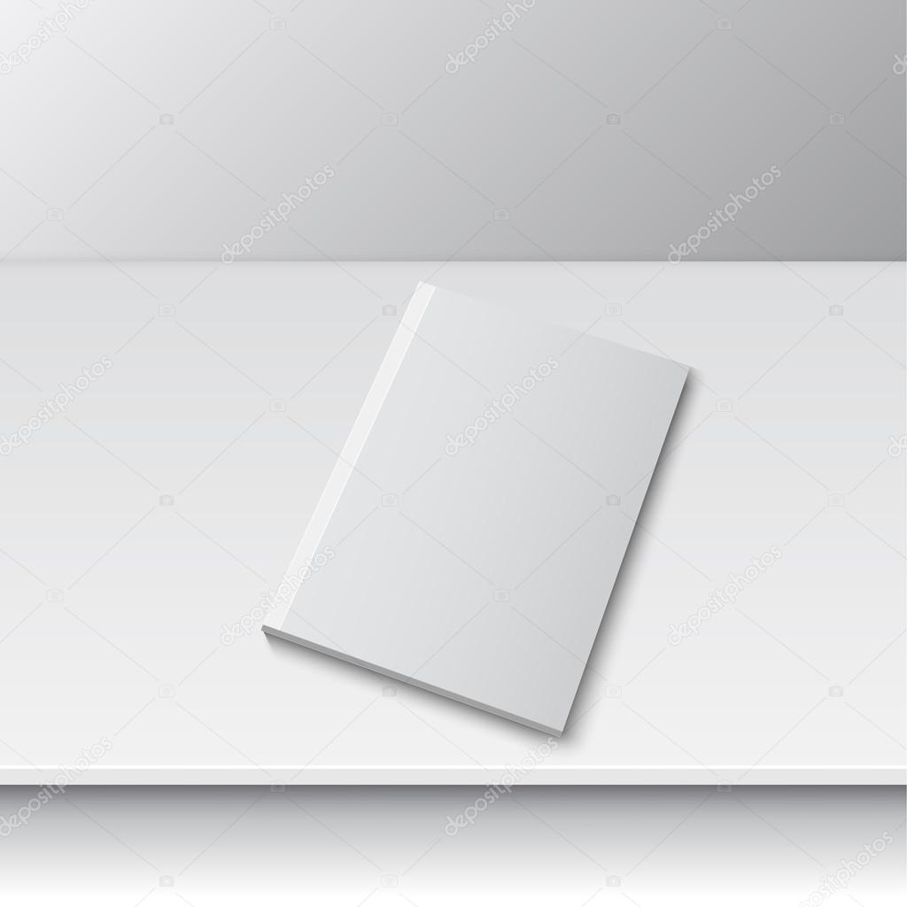 Blank empty magazine template Stock Vector by ©sumkinn 92888884