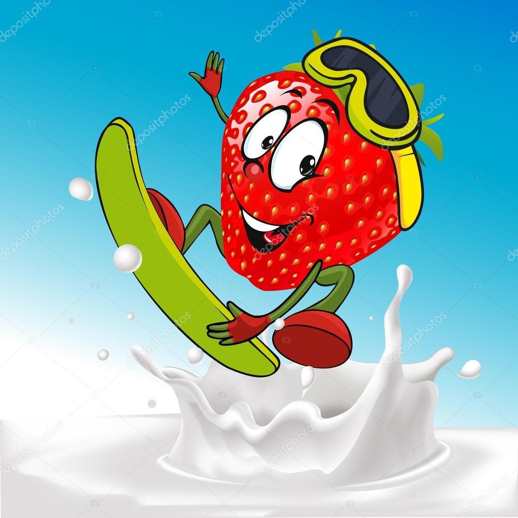 Engraçado vaca surf - ilustração vetorial Vetor de ©hanaschwarz 62086587