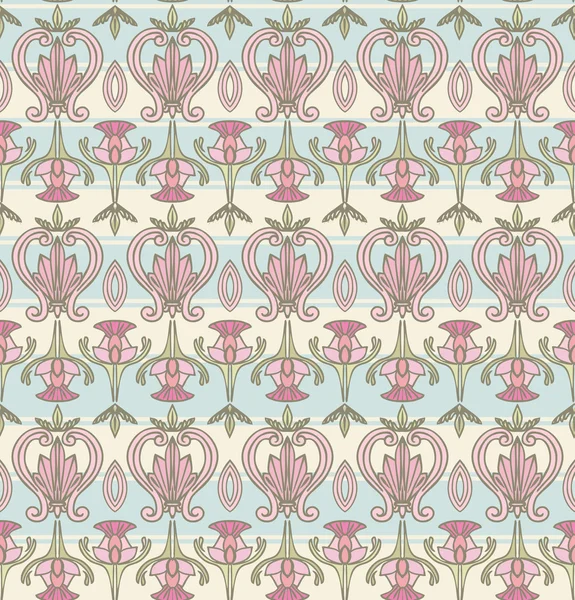 Seamless Art Nouveau Pattern. Vintage wallpaper — Stock Photo © Freire ...
