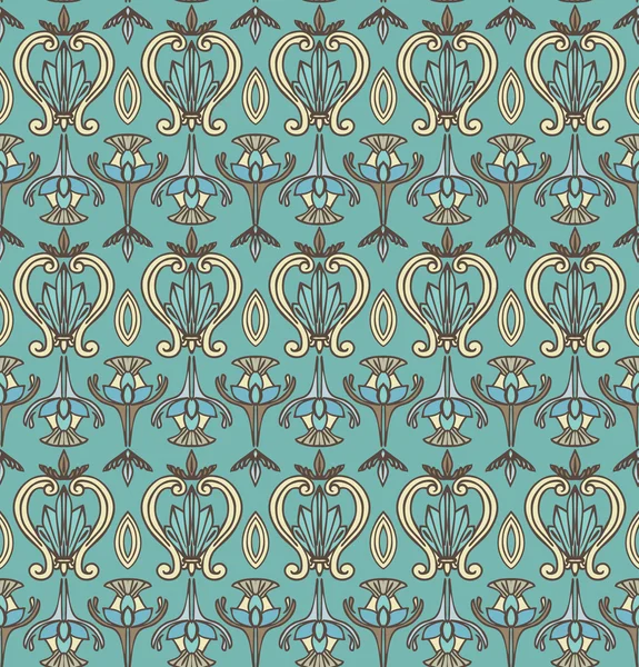Seamless Art Nouveau Pattern. Vintage wallpaper — Stock Photo © Freire ...