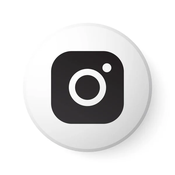 Black Instagram Button