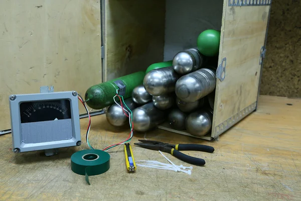 Time bomb, improvised explosive devices prepared for mission, bomb ...