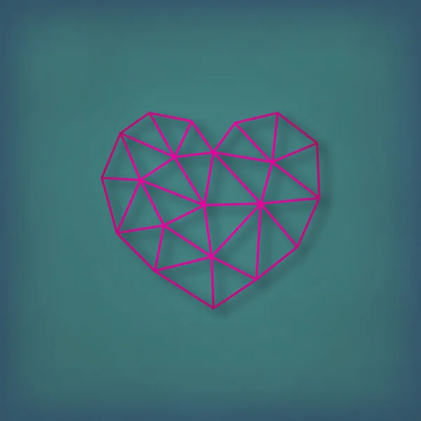 100,000 Geometric heart Vector Images | Depositphotos
