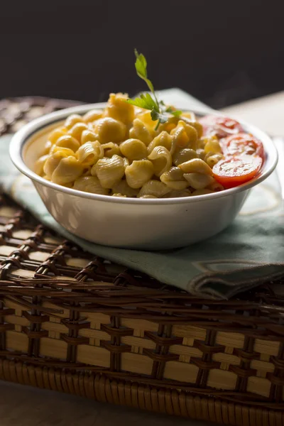 Shell Macaroni and Cheese — Stock Photo © ezumeimages #51901125