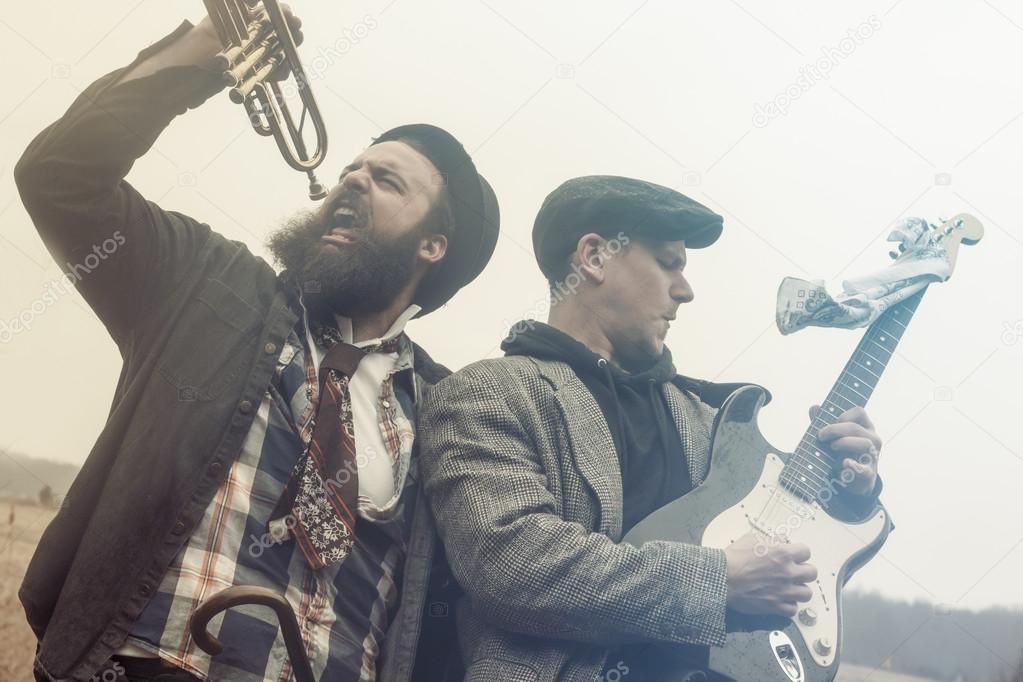 Gypsy Trumpet and Guitar Stock Photo by ©ezumeimages 70214569