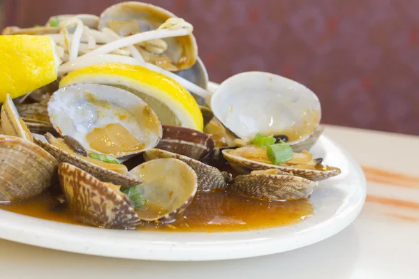 Clam seafood Stock Photos, Royalty Free Clam seafood Images | Depositphotos