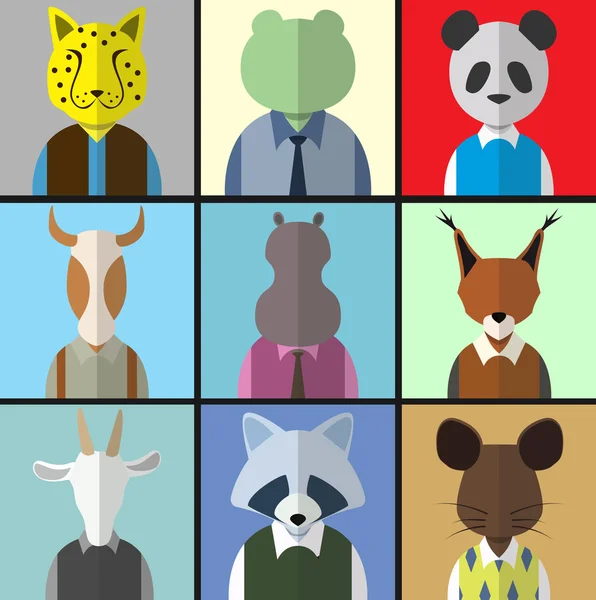 Avatar animals Vector Art Stock Images | Depositphotos