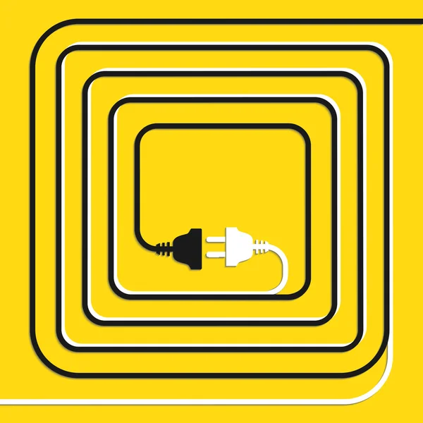 Concept connection, disconnection, electricity. — Stock Vector ...