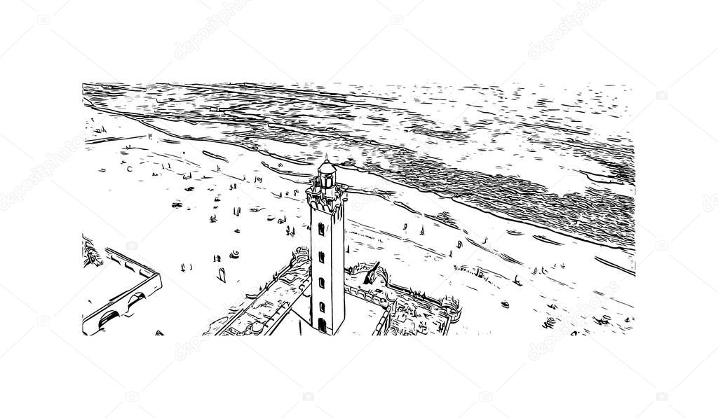 Imprimir Vista del edificio con hito de Coquimbo es la ciudad de Chile ...