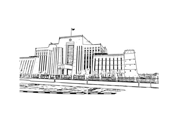 Government Building Drawing