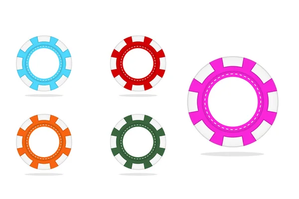 Animation sprites for realistic casino chips — Stock Vector ...