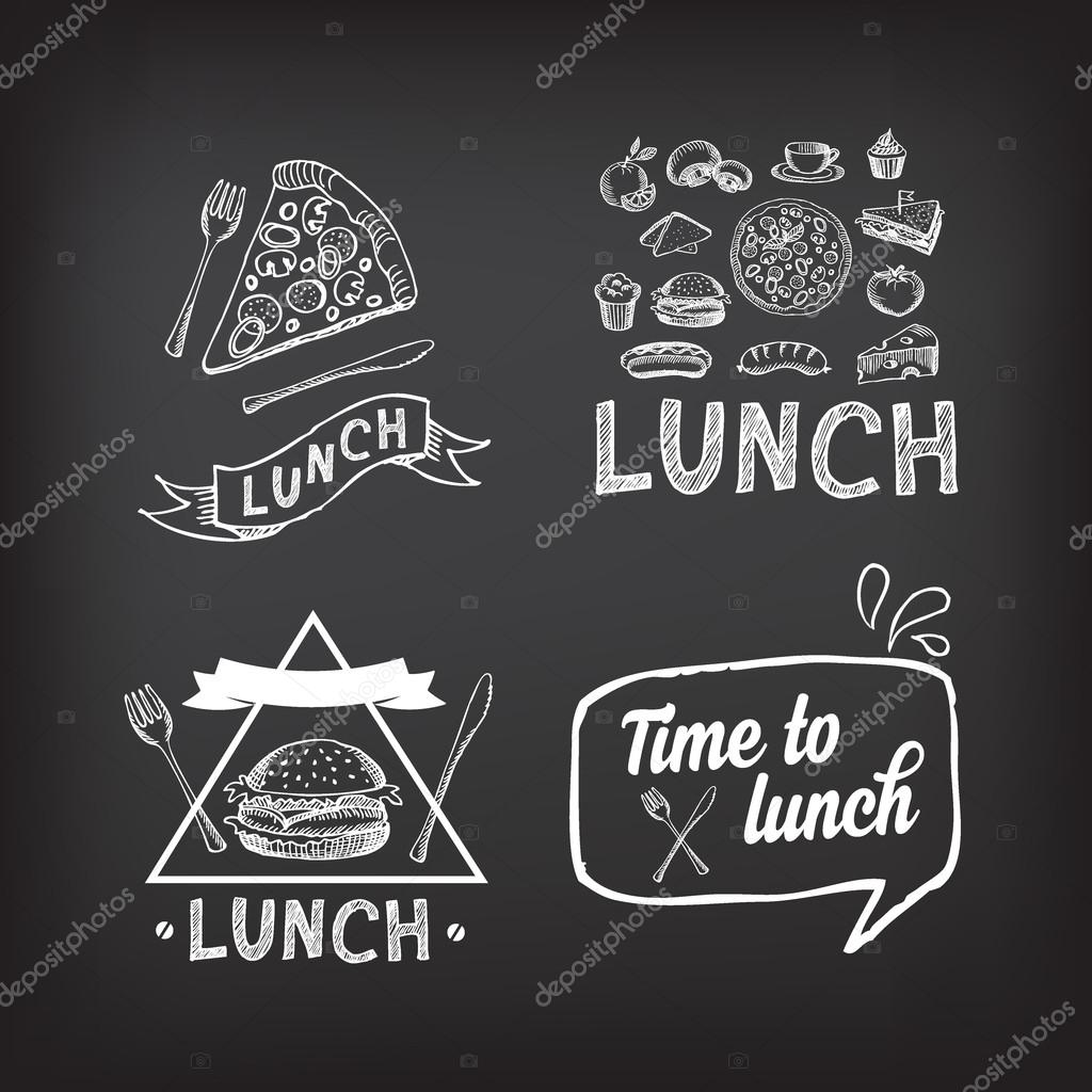 Lunch menu, restaurant design. Stock Vector Image by ©Marchi #63293447
