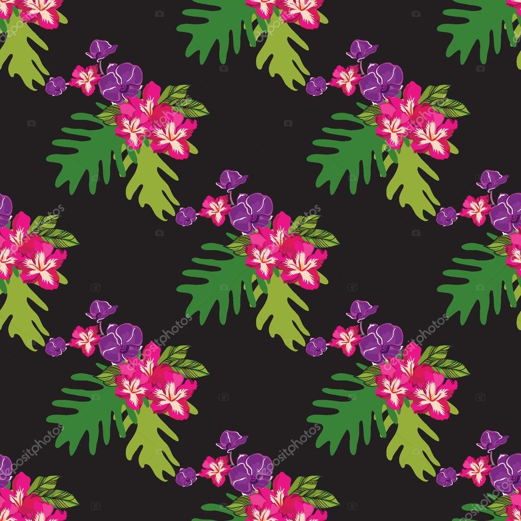 Seamless floral pattern — Stock Vector © Marchi #63293715