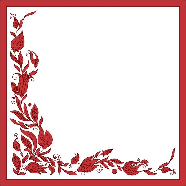 Elegant Red Borders