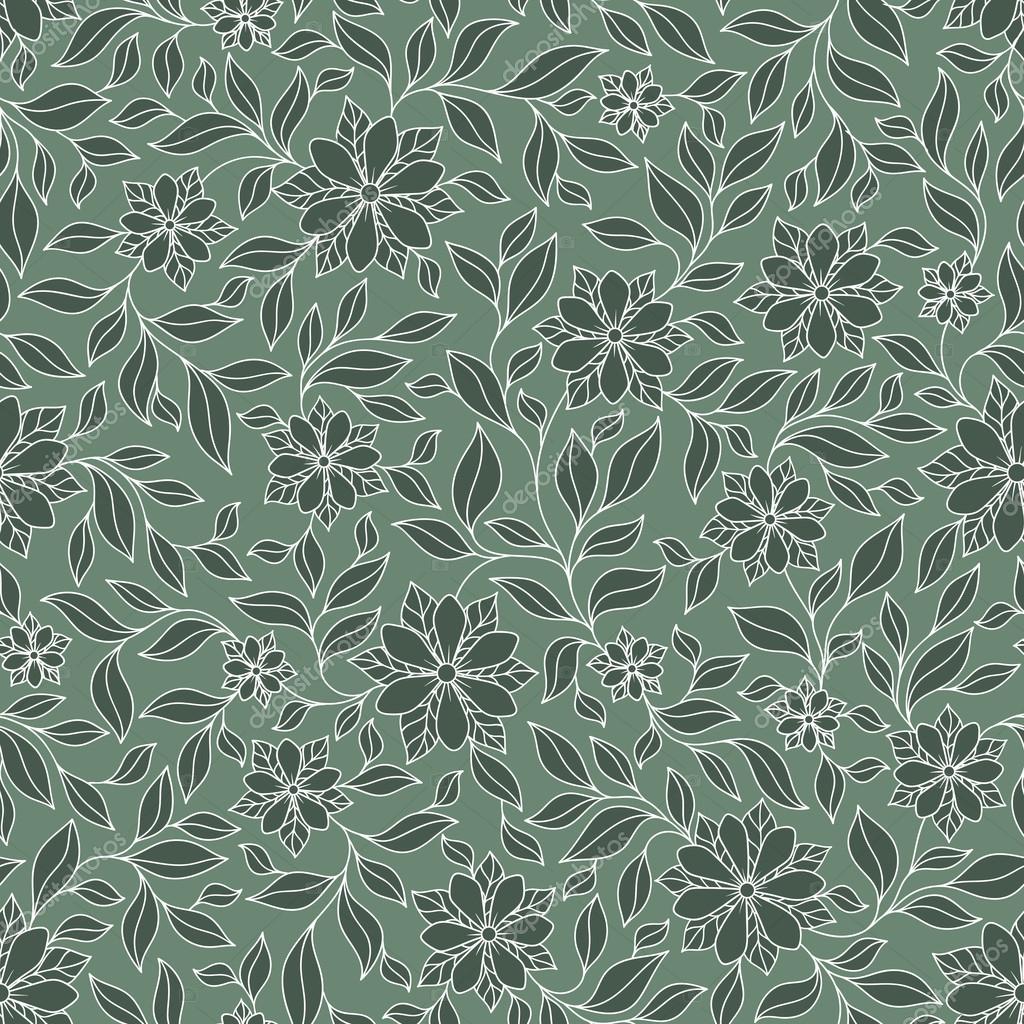 Seamless texture with flowers. Endless floral pattern. Stock Vector ...