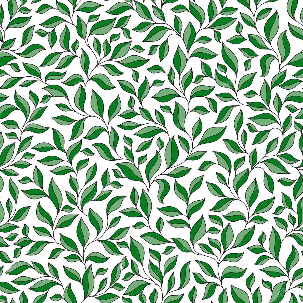 Beautiful spring leaves seamless pattern Stock Vector by ©karpenyuk ...