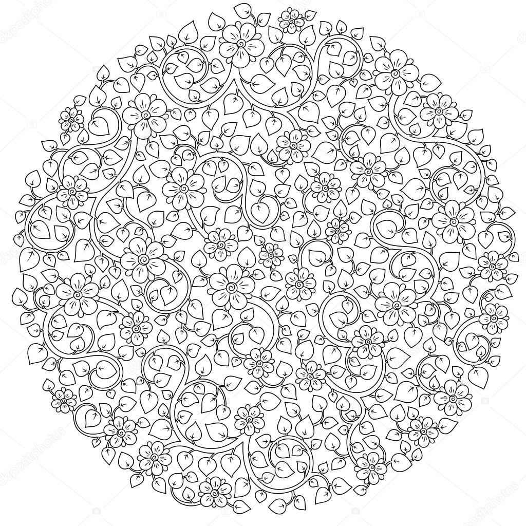 Pattern for coloring book. Stock Vector Image by ©karpenyuk #110082364