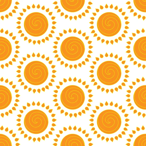 Cute seamless pattern of sun. ⬇ Stock Photo, Image by © karpenyuk ...
