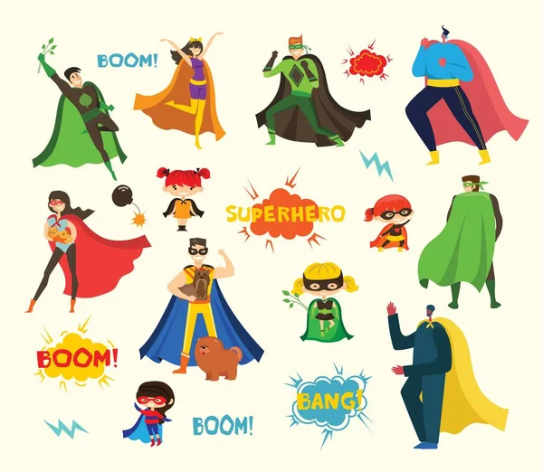 Superhero Pop Art Clipart Kids