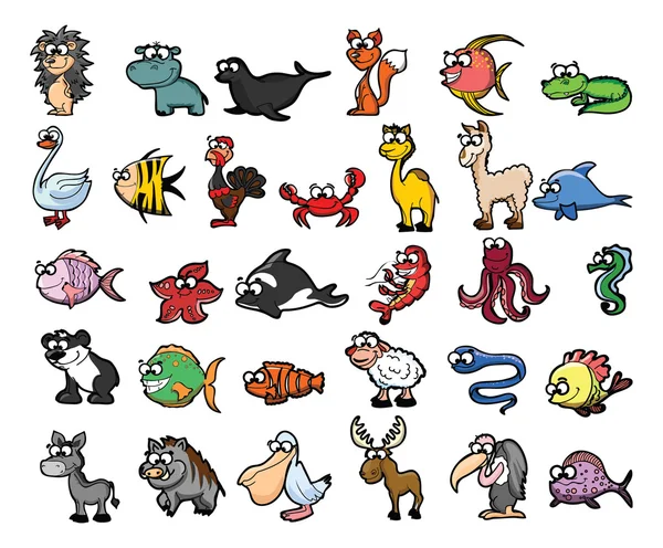 Set of small sketchy animals, vector clipart Stock Vector Image by ...