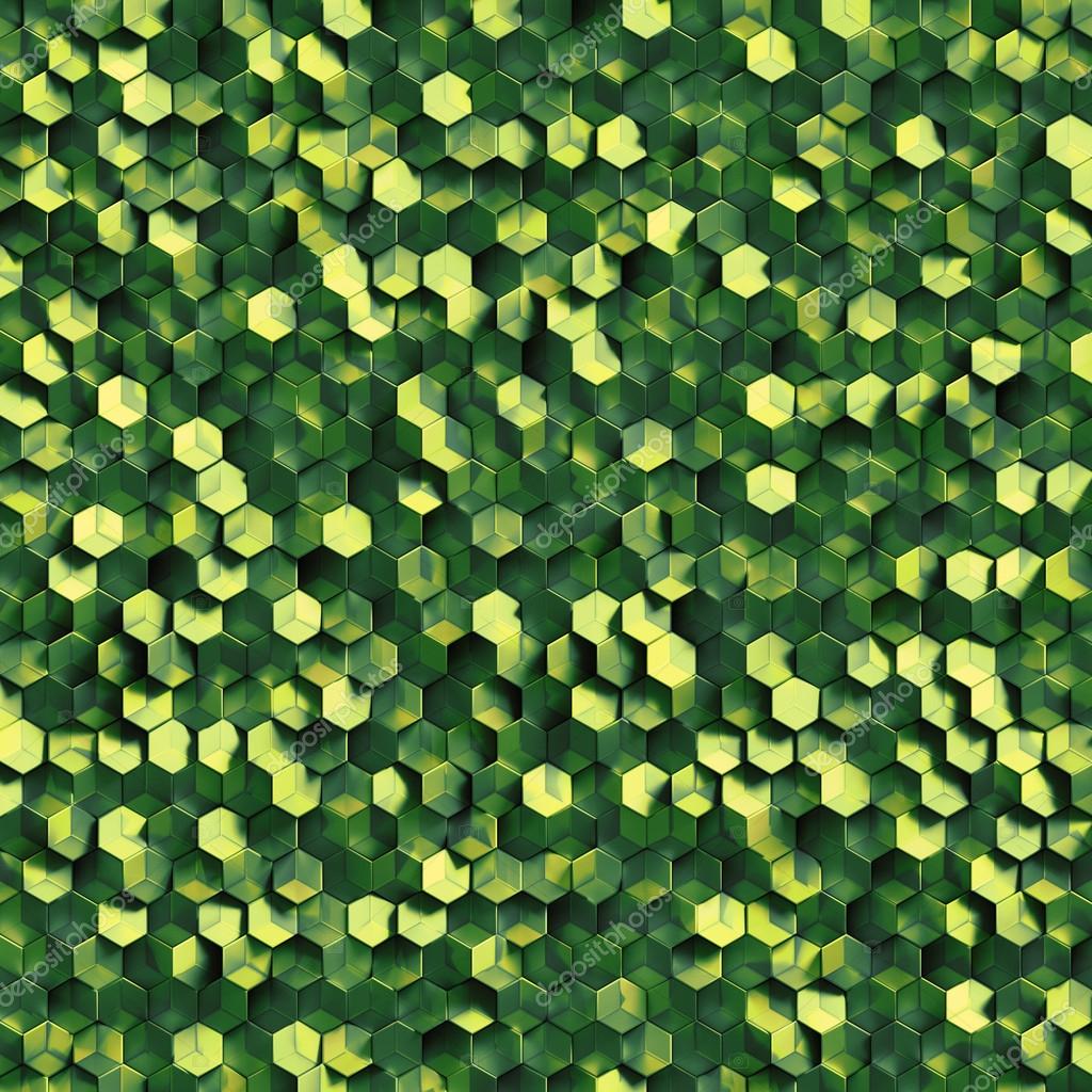 Turquoise Honeycomb Pattern