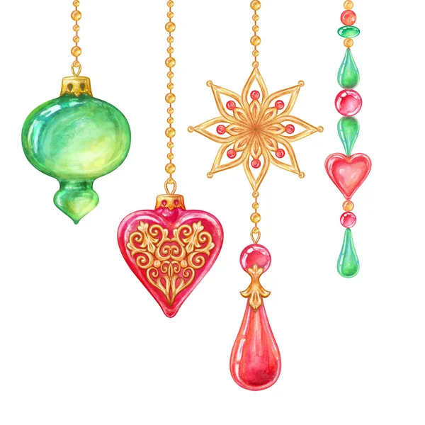 Christmas tree ornaments — Stock Photo © wacomka #91000862