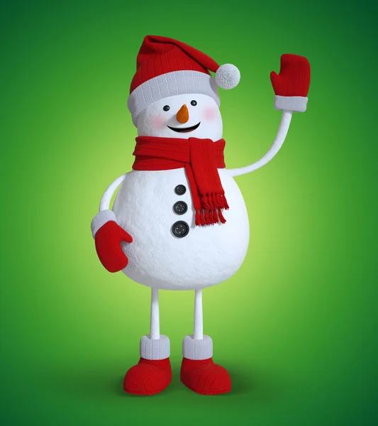 Snowman waving Stock Photos, Royalty Free Snowman waving Images ...