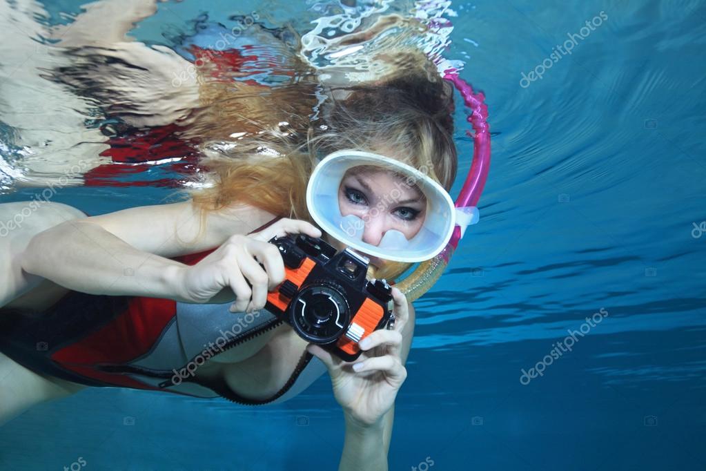 Female snorkeler Stock Photo by ©aquanaut 81528488