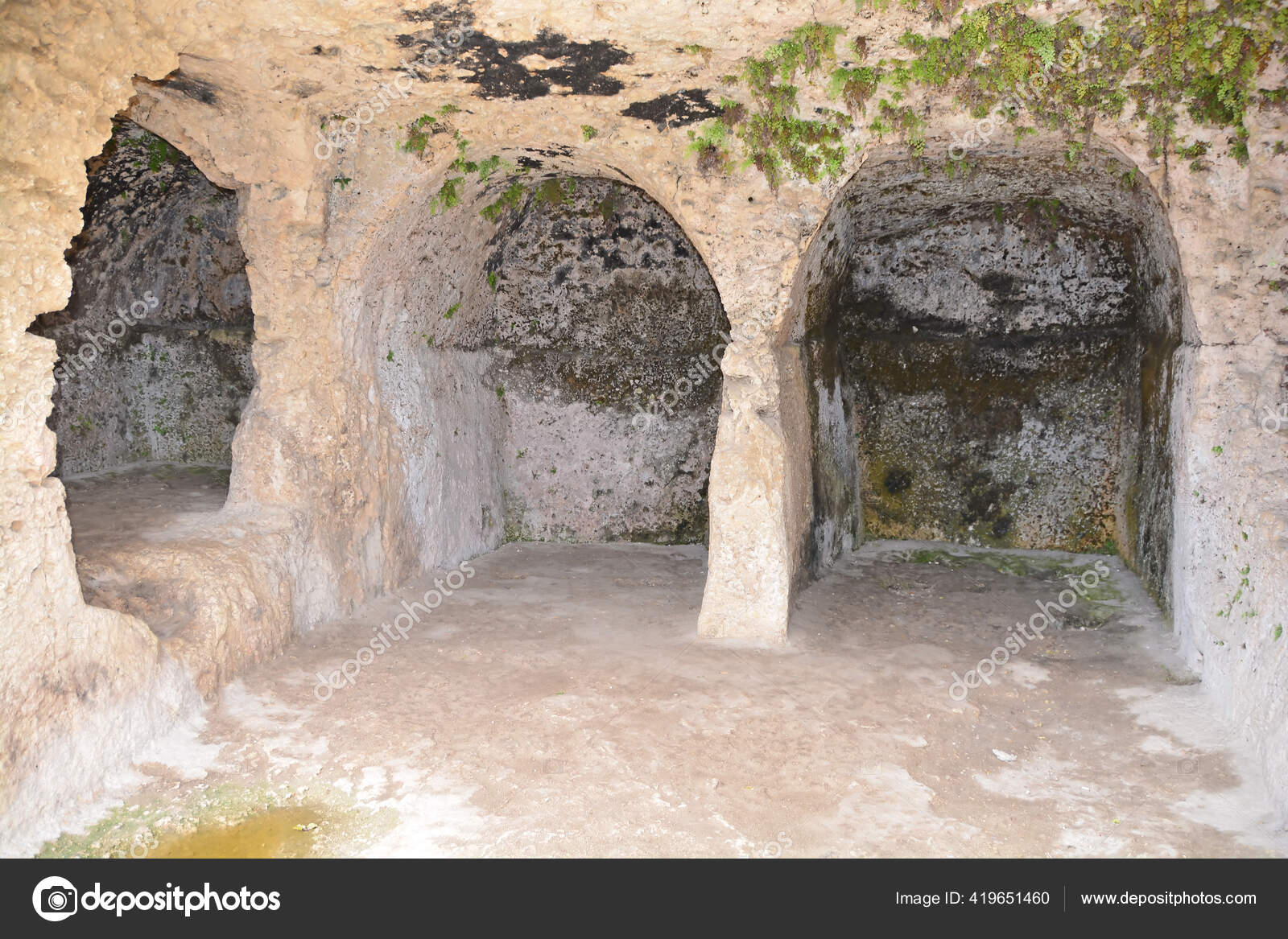 Ancient Greek Grotto Dedicated Muses Literature Science Arts Goddesses ...