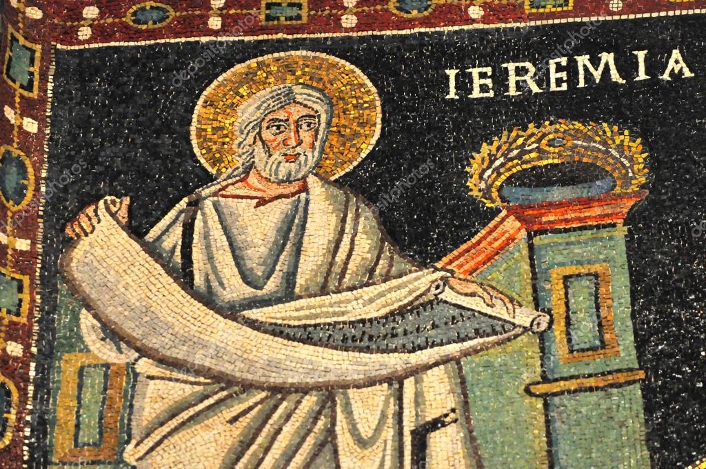 The prophet Jeremiah holding one of his scrolls — Stock Editorial Photo ...