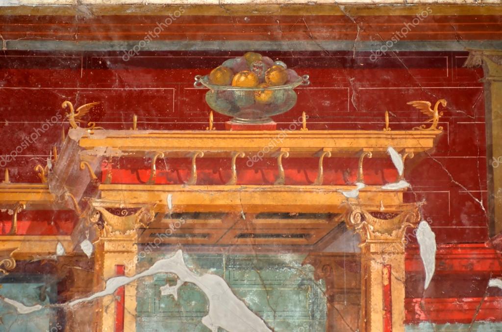 Ancient roman fresco Stock Photo by ©mountainpix 83362348