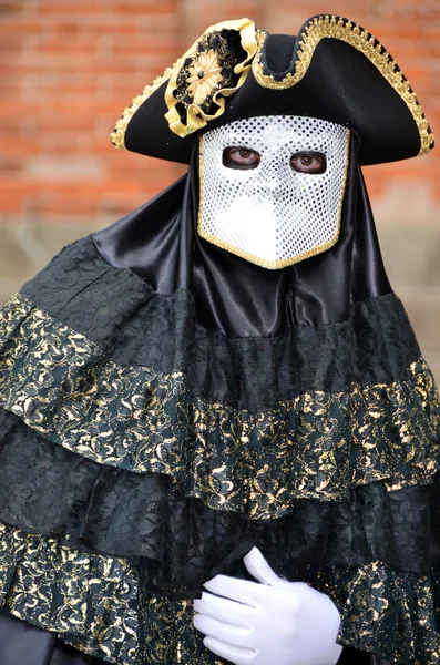 Man in bird costume at St. Mark's Square,Venice carnival – Stock ...